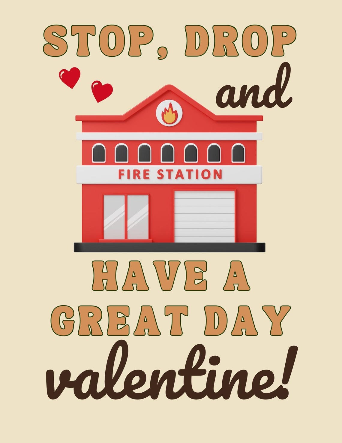 Firefighter / Firetruck Valentines Cards - Etsy