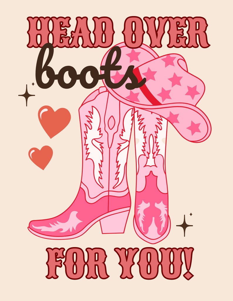 Retro Western Valentines - Etsy