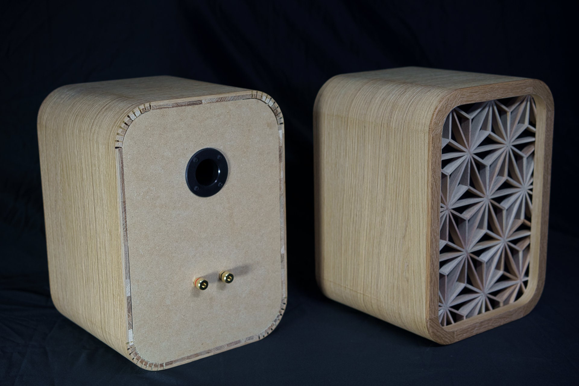 Hifi Speakers Japanese Kumiko Grille C-note Electronics Handcrafted - Etsy