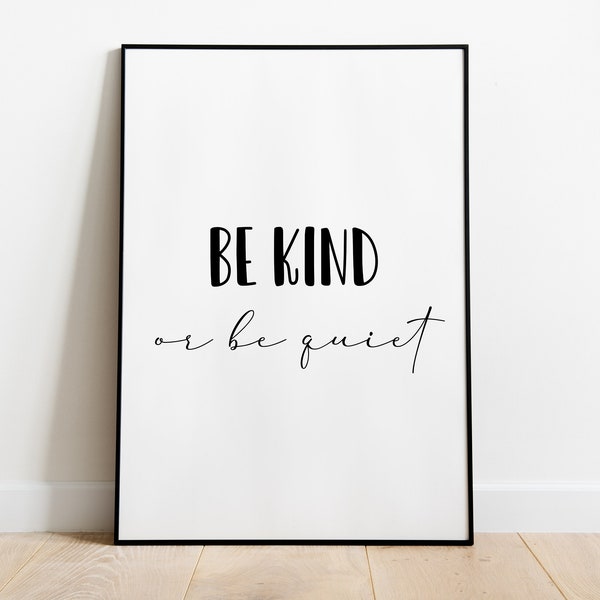 Be Kind Print - Etsy