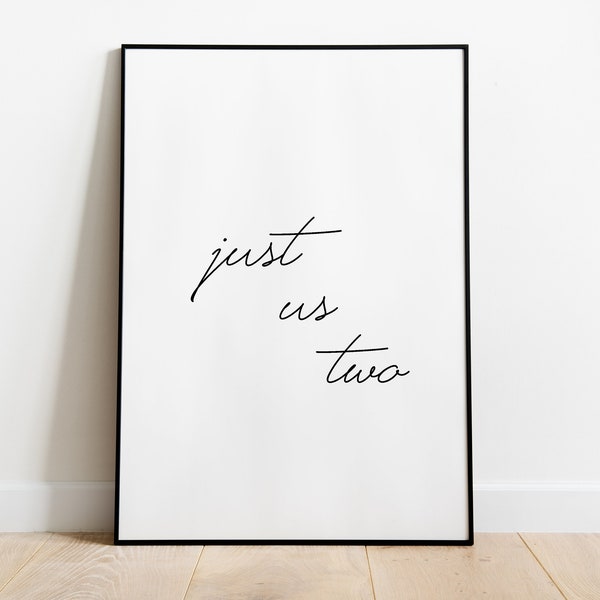 Just Us Two - Etsy