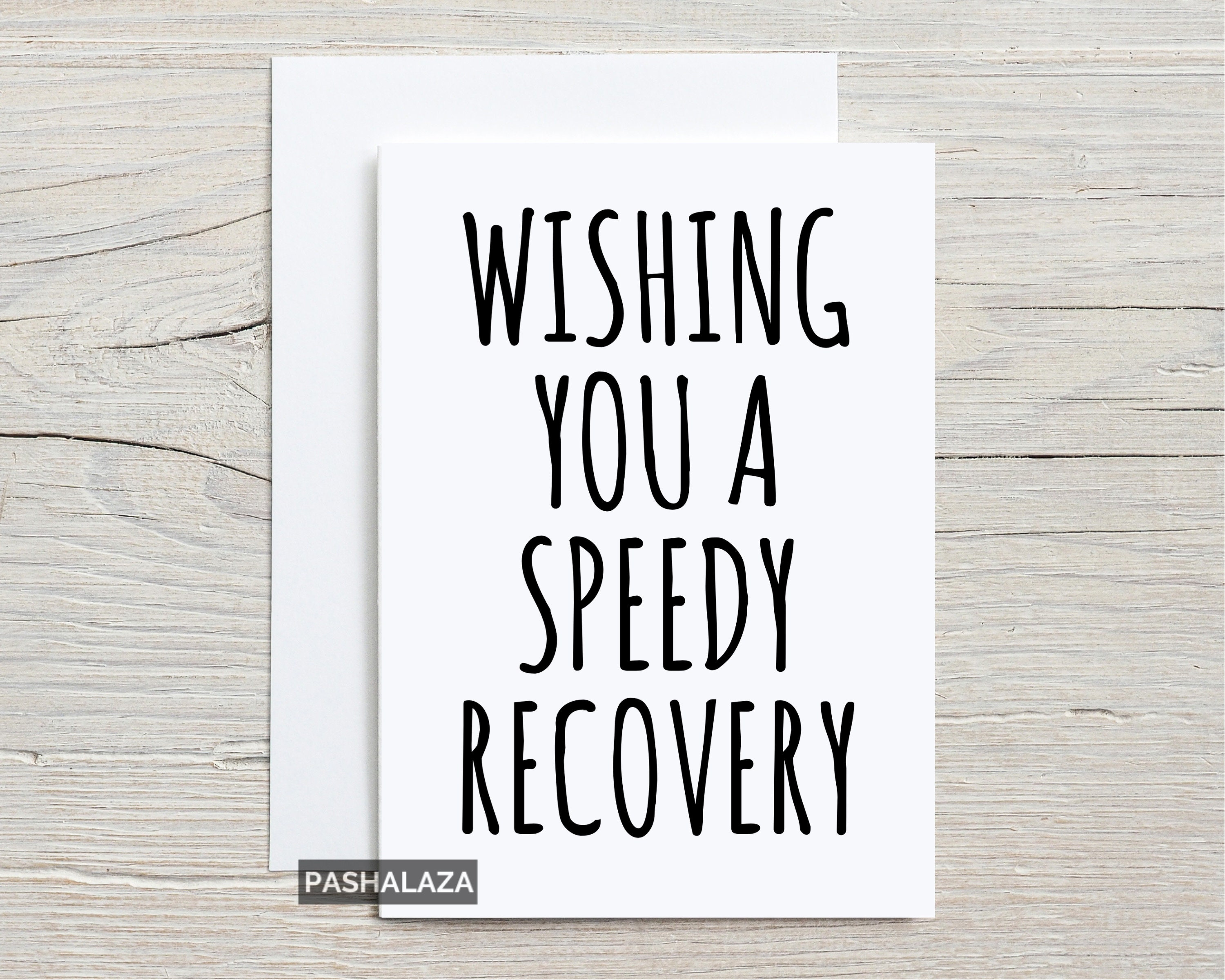 Get Well Soon Card Get Well Cards Greeting Card With Quote - Etsy