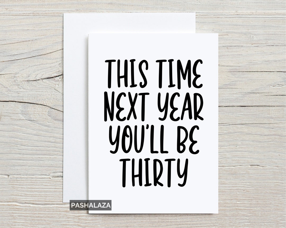 Funny 29th Birthday Card Cheeky Rude Novelty Cards for Her or - Etsy