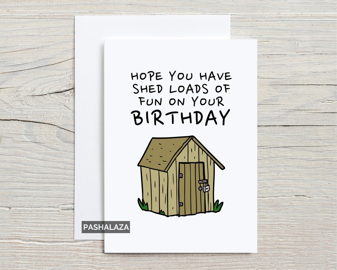 Funny Birthday Card for Him or Her, Pun Card Men Women, Happy Birthday ...