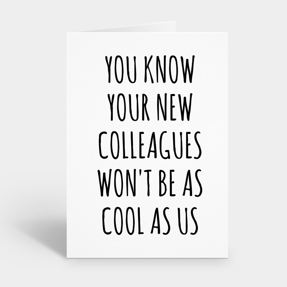 Funny Leaving Card For Work Colleagues & Coworkers Moving | Etsy