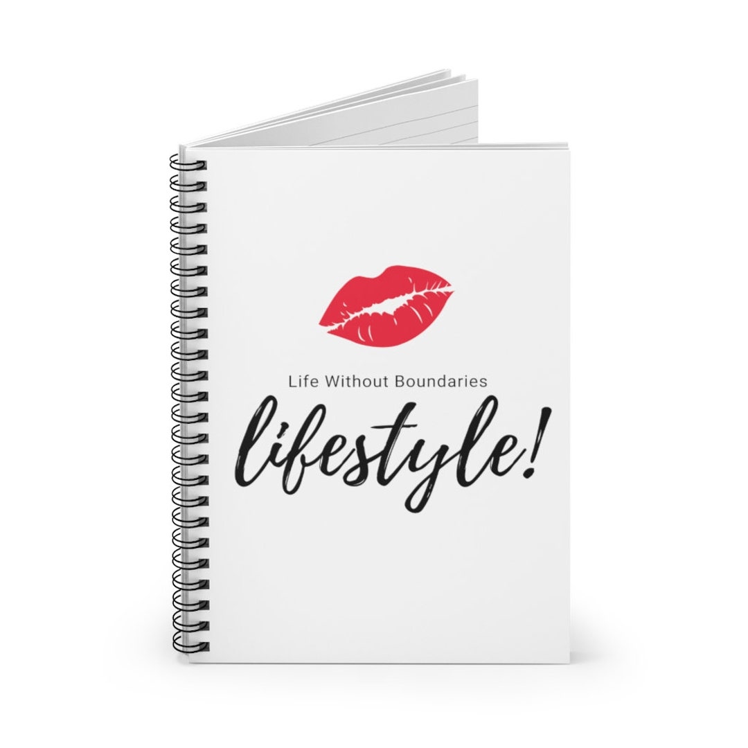 Life Without Boundaries Lifestyle Spiral Notebook - Ruled Line - Etsy