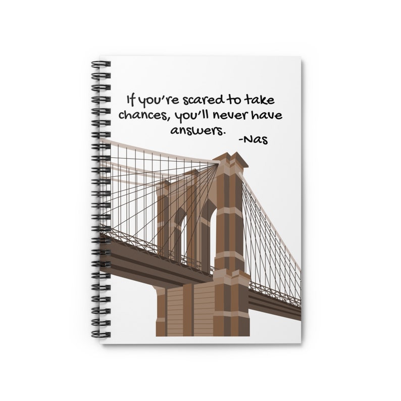 Spiral Notebook - Ruled Line - Etsy