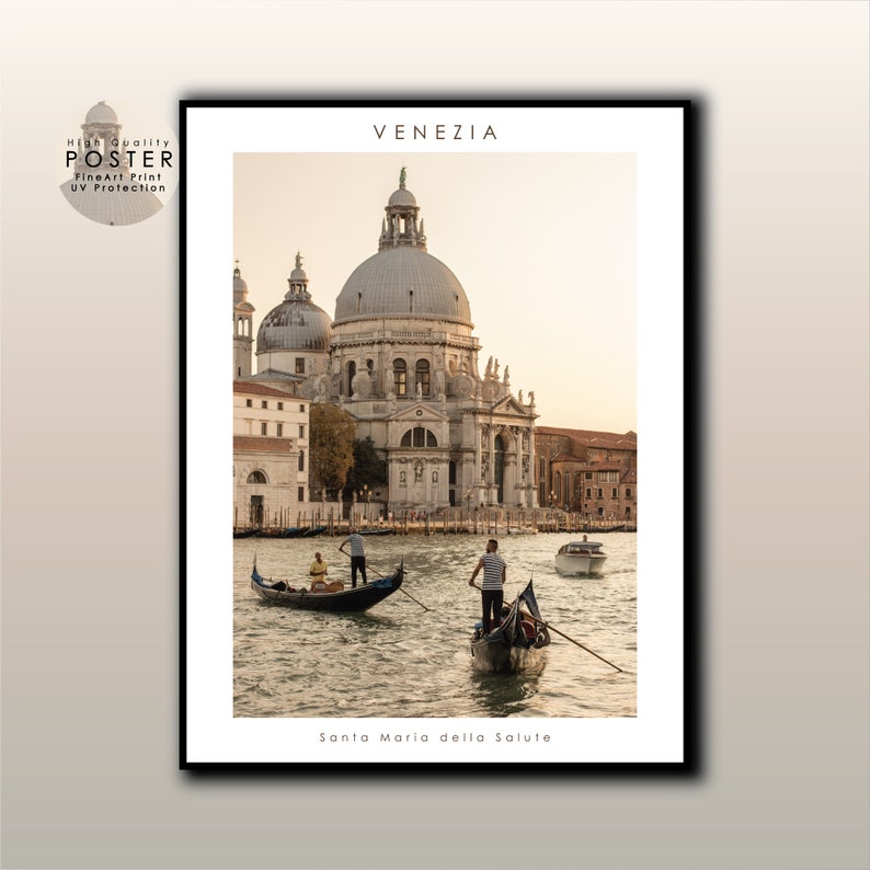 Venice Italy Poster / Vintage / Gran Canal Photo / Italy Photo Print ...