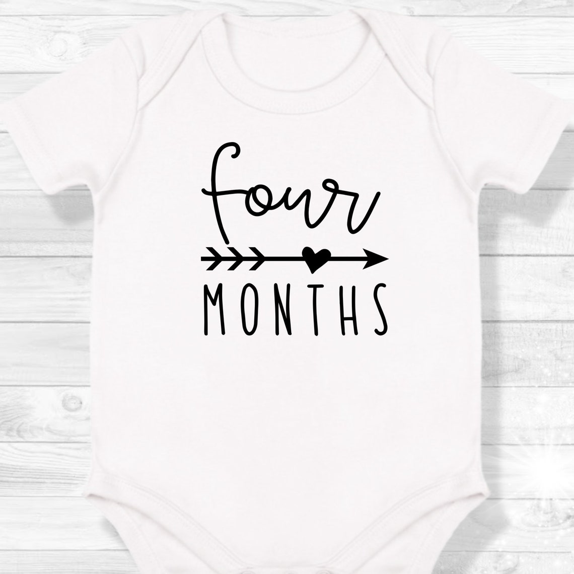 Four Months Old 4 Baby Milestones Birthday - Etsy UK