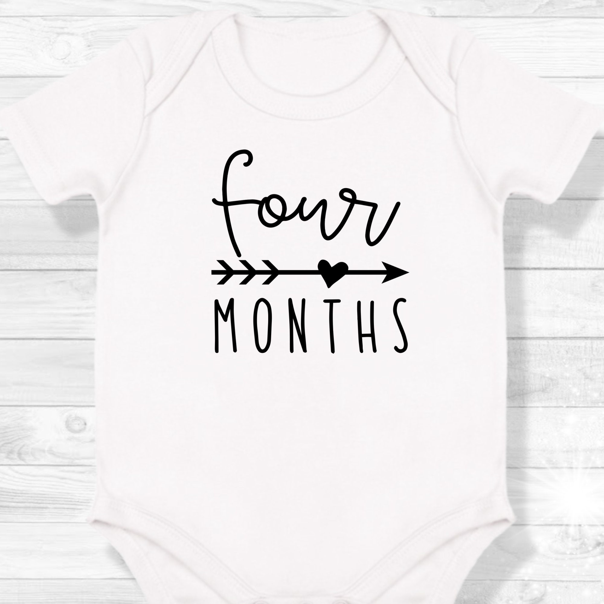 Four Months Old 4 Baby Milestones Birthday - Etsy UK