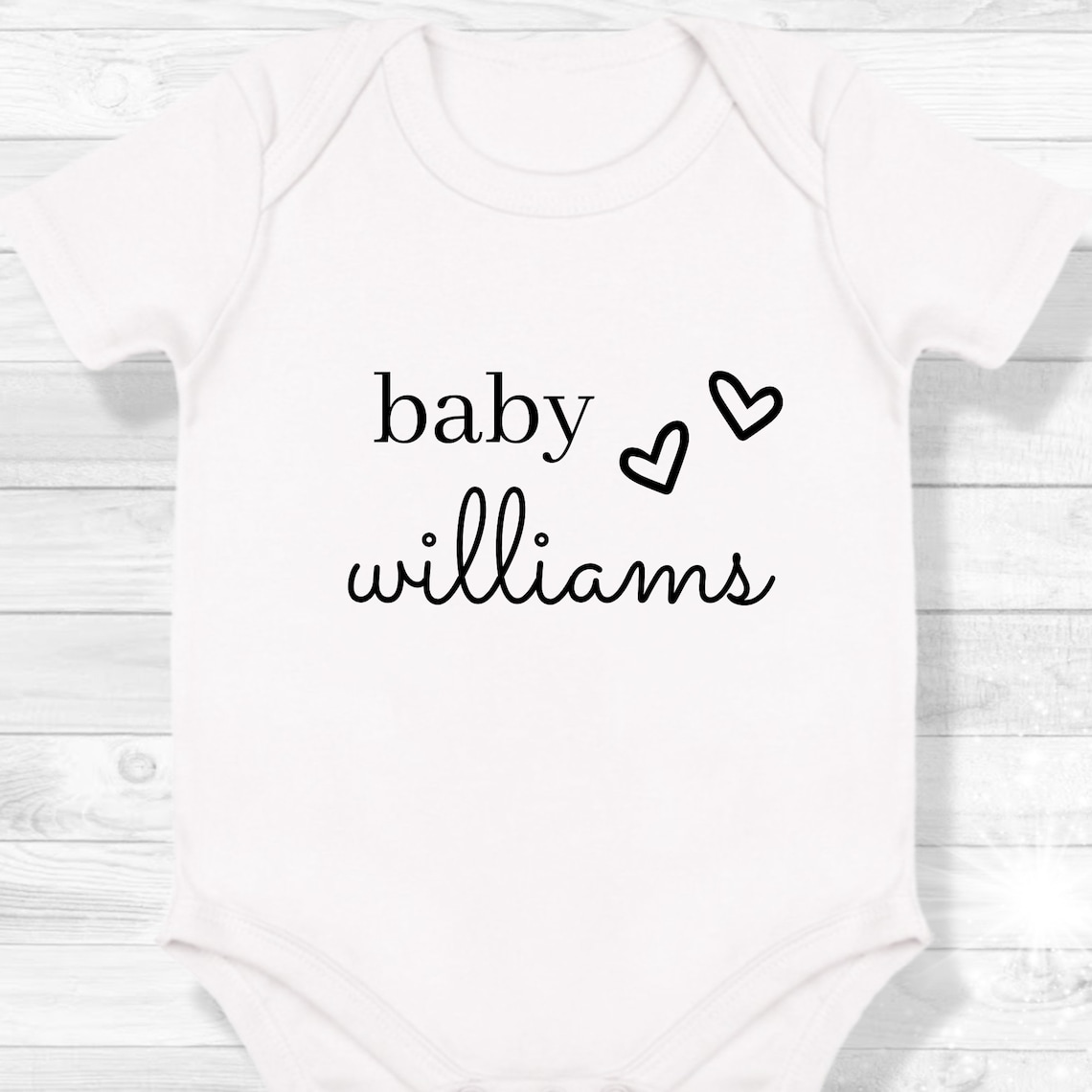 Baby Announcement Baby Grow Name Baby Grow Personalised - Etsy