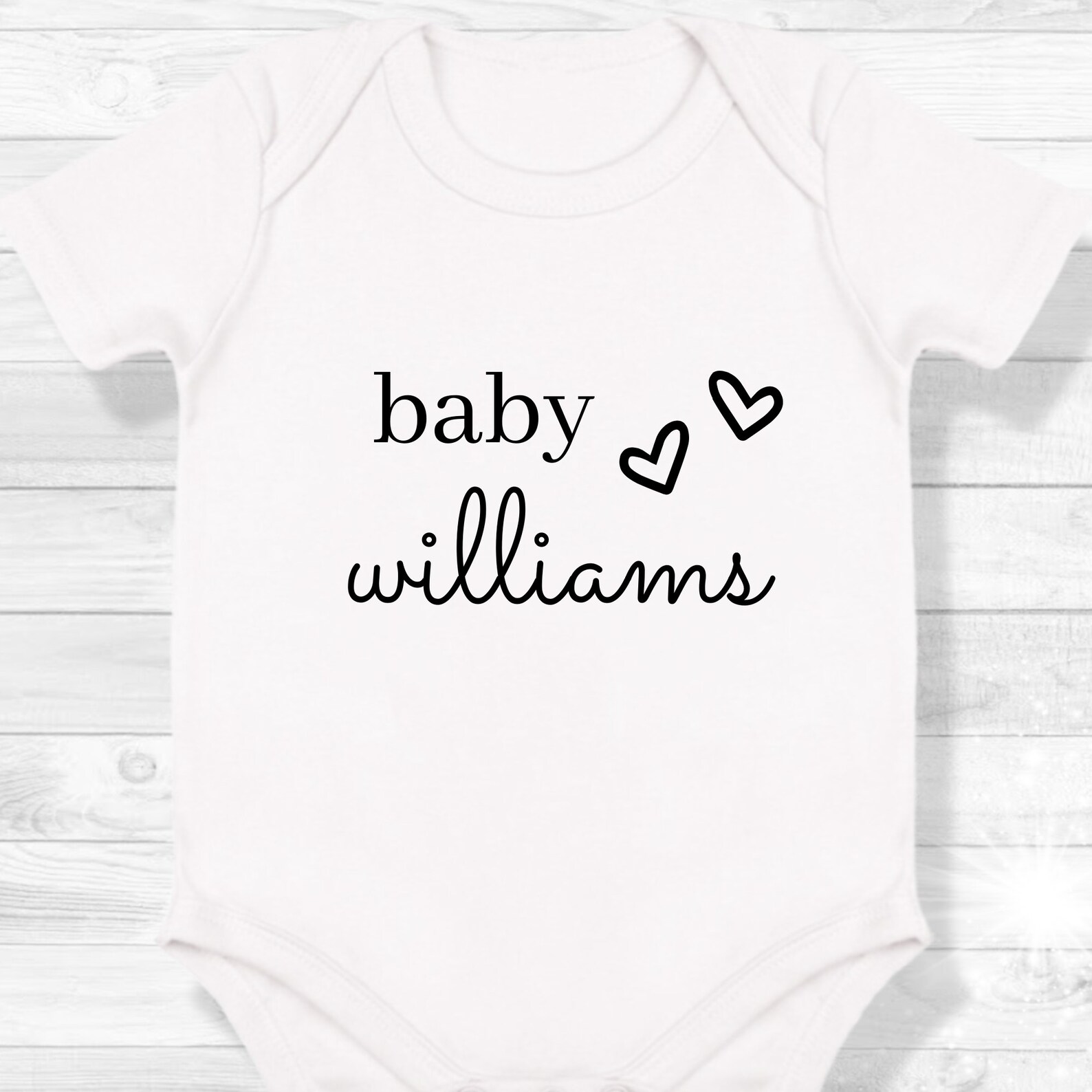 Baby Announcement Baby Grow Name Baby Grow Personalised - Etsy