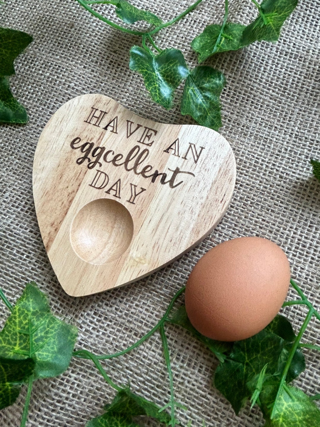 Have an Eggcellent Day, Egg Holder, Egg and Solider Board, Novelty Gift ...