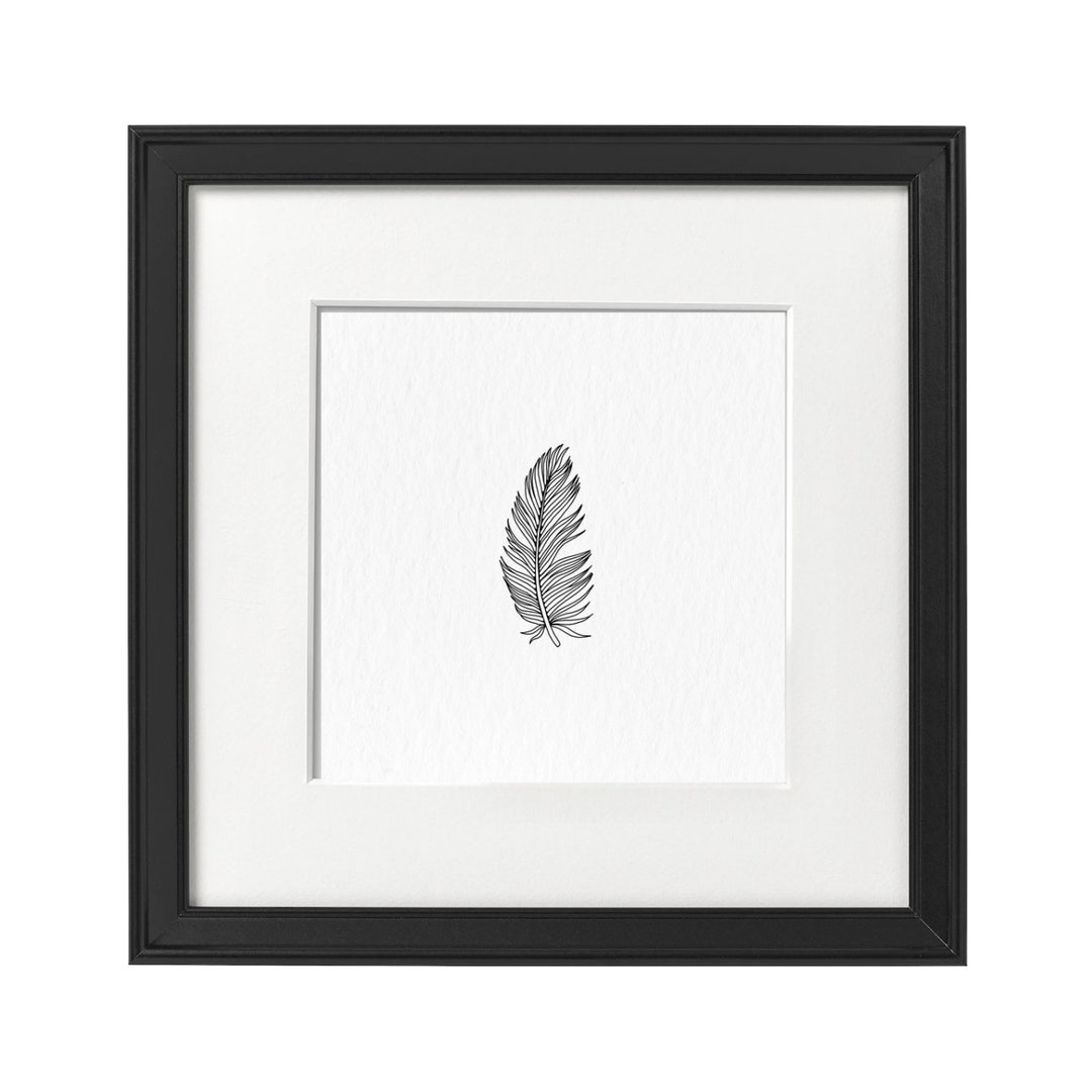 Miniature Feather Pen and Ink Drawing Fine Art Print - Etsy