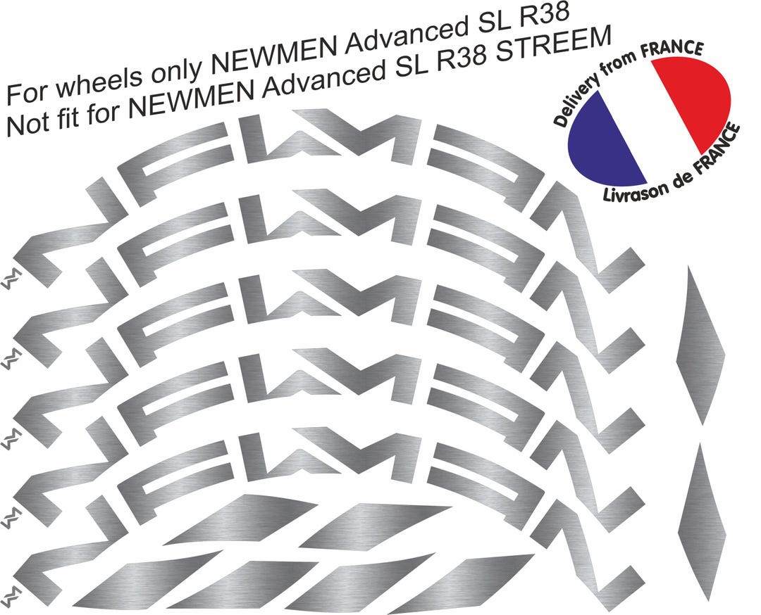NEWMEN Advanced SL R38 Disc Wheel Decals: Custom Stickers Set - Etsy