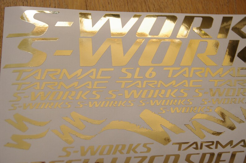 Specialized S-WORKS Tarmac Sl6.custom Decals Stickers Rainbow - Etsy