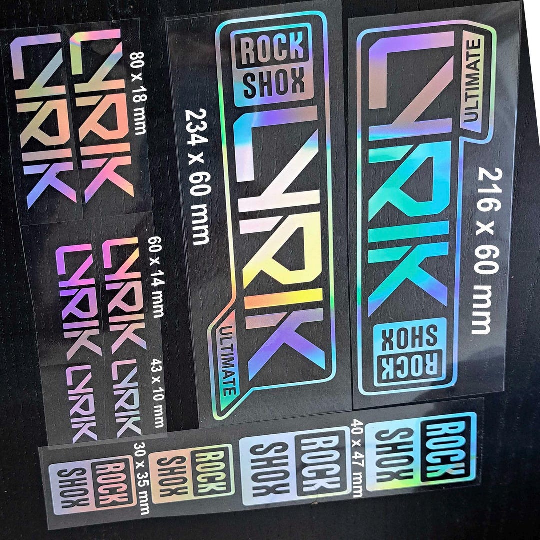 Custom Decals Fit MTB Fork Rockshox LYRIK ULTIMATE 2023,2024 - Etsy