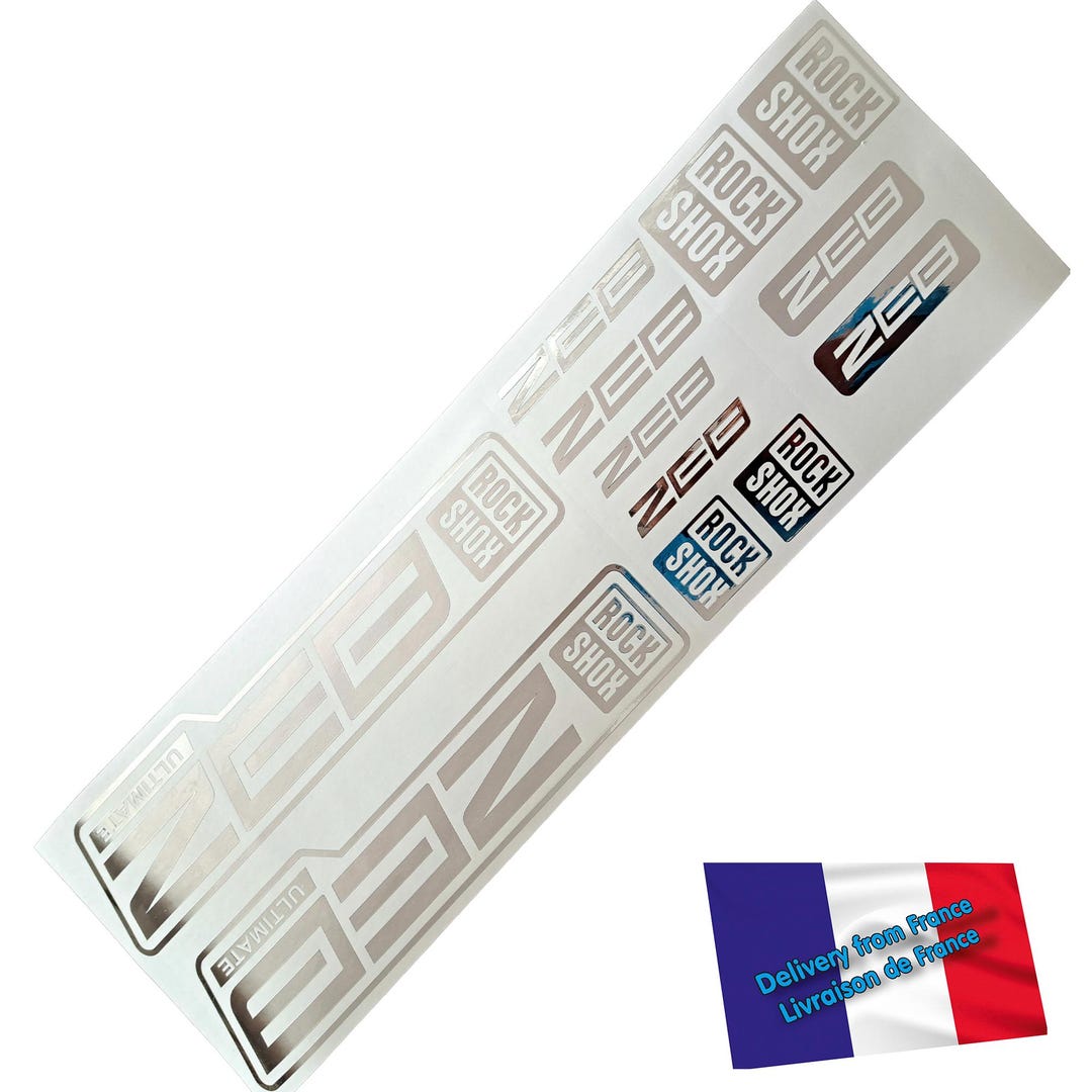 Custom Decals Fit MTB Fork Rockshox ZEB Ultimate, 2020-2024 Stickers - Etsy