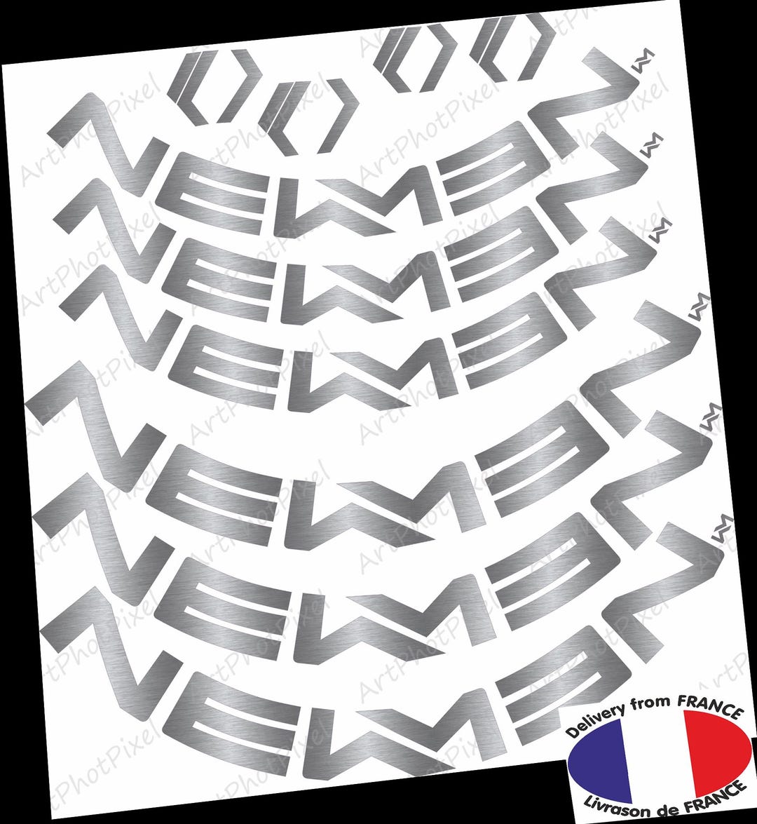 NEWMEN Streem Front S60 Rear S66 Disc Decals for Wheels Custom Stickers ...