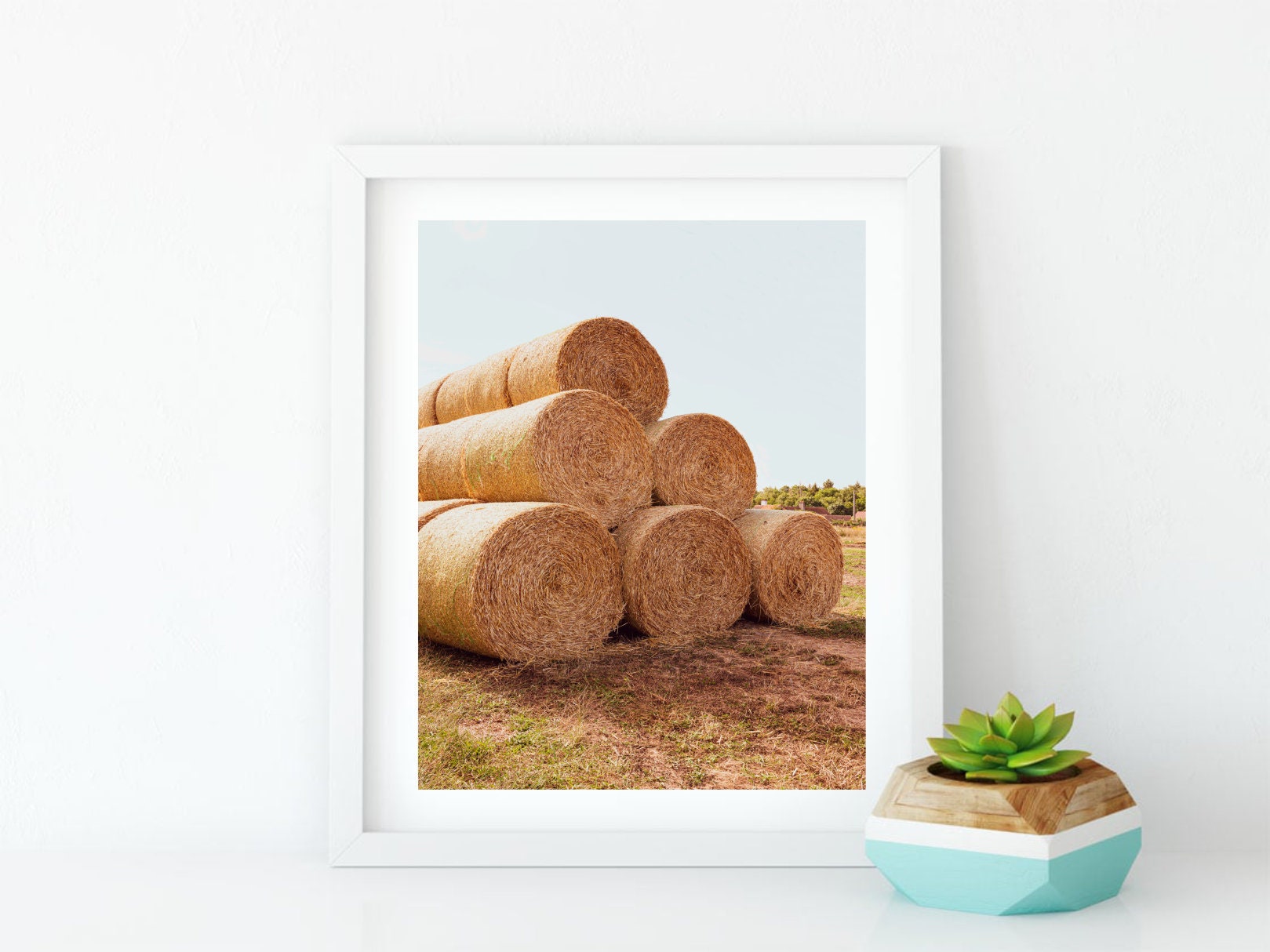 Hay Bales Print Set 2 French Province France Photography - Etsy