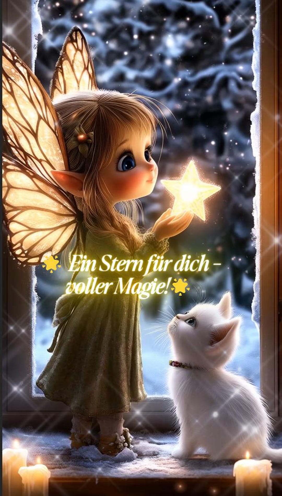 E-card Animated Greeting Card A Star for You - Full of Magic! Fantasy ...