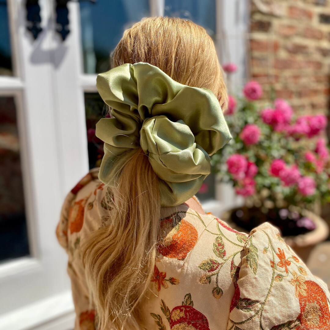 shop online sale Orange Satin Giant Scrunchie. Any 2 PLAIN Scrunchies ...