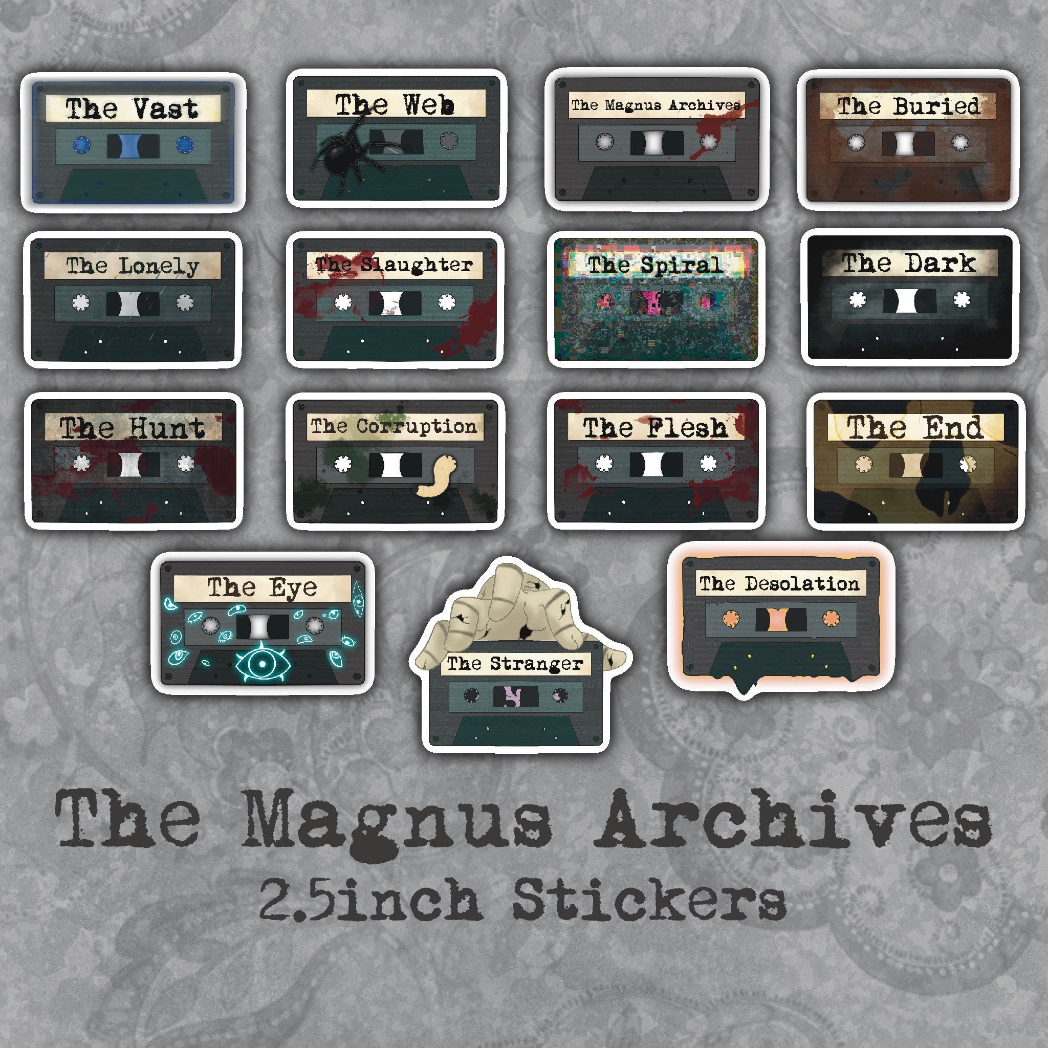The Magnus Archives the Fears 2.5 Inch Stickers - Etsy UK