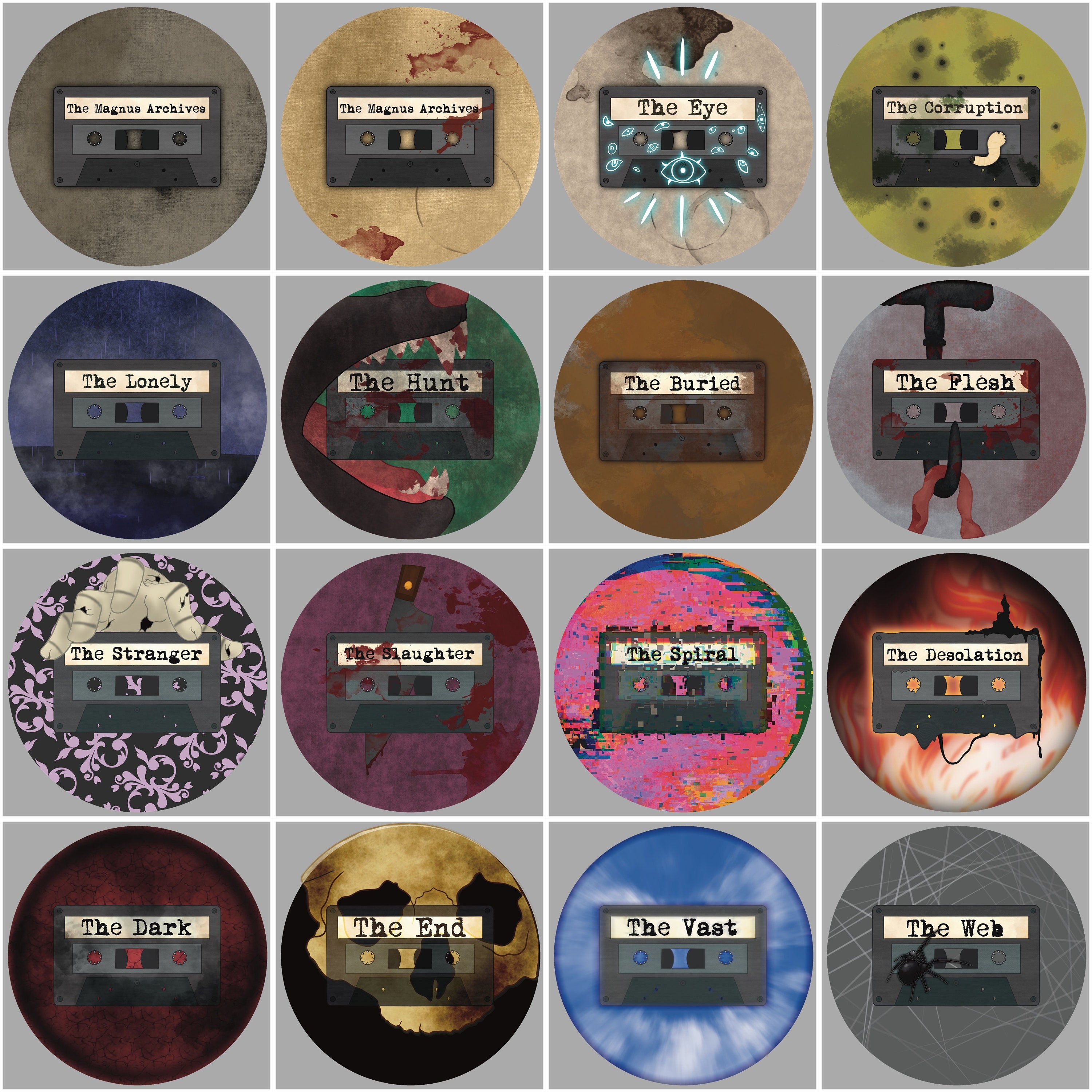 The Magnus Archives the Fears 32/58mm Badges - Etsy UK