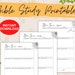 Bible Study Printable | Devotional Templates | SOAP Method | HEAR ...