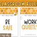 Printable Bee Theme Classroom Rules Poster for Bulletin Board | Fun ...