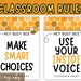 Printable Bee Theme Classroom Rules Poster for Bulletin Board | Fun ...