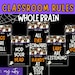 Printable Halloween Classroom Rules Posters for Bulletin Board and ...
