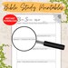 Bible Study Printable | Devotional Templates | SOAP Method | HEAR ...