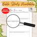 Bible Study Printable | Devotional Templates | SOAP Method | HEAR ...