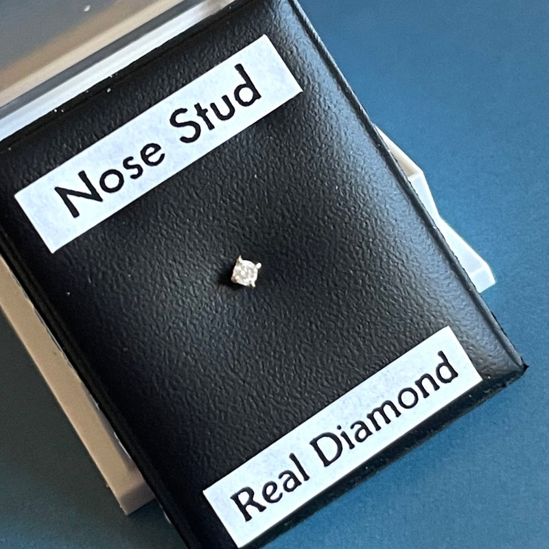 9ct Gold Stud Nose - Etsy