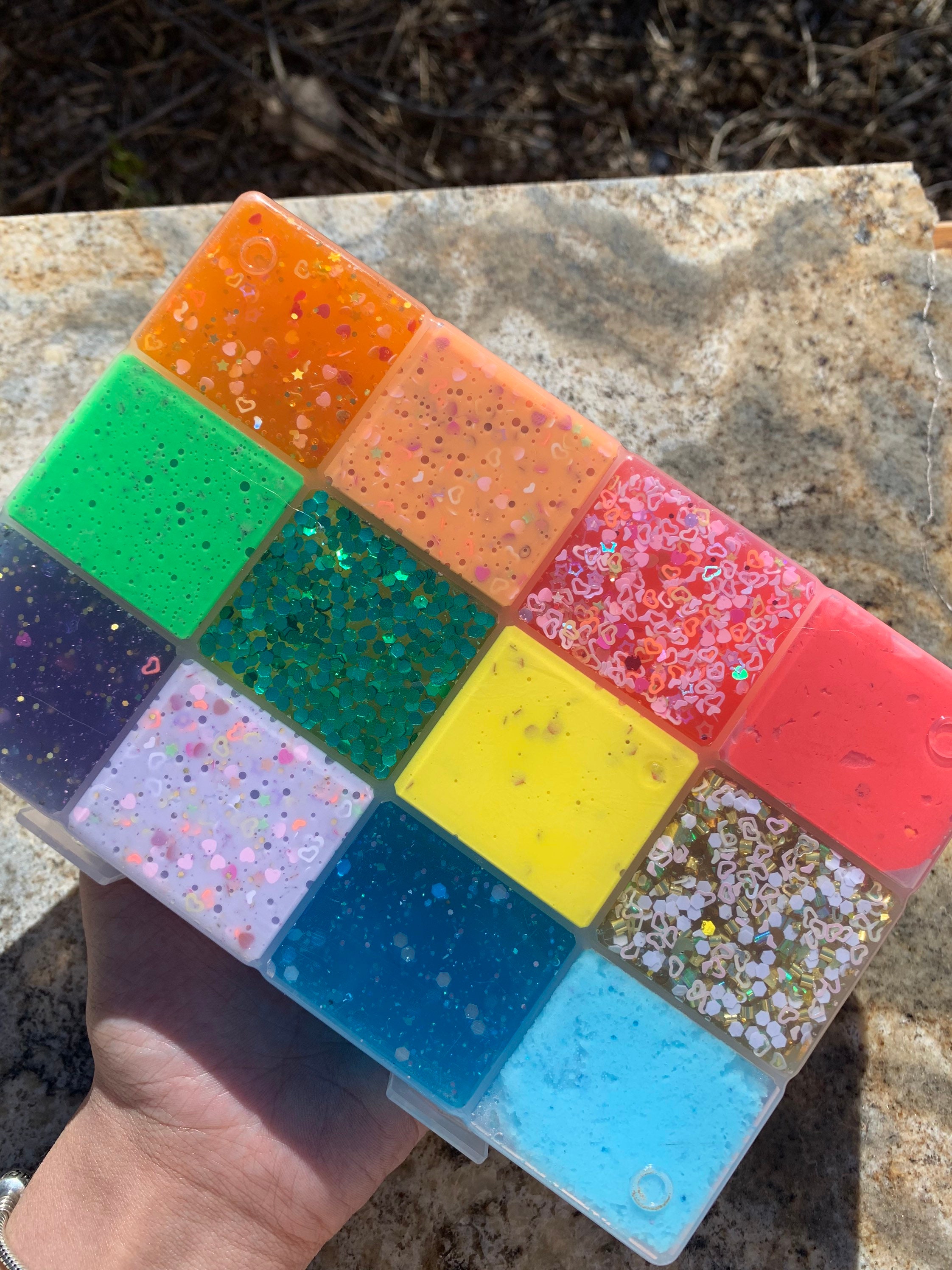 Rainbow Slime Pallet - Etsy