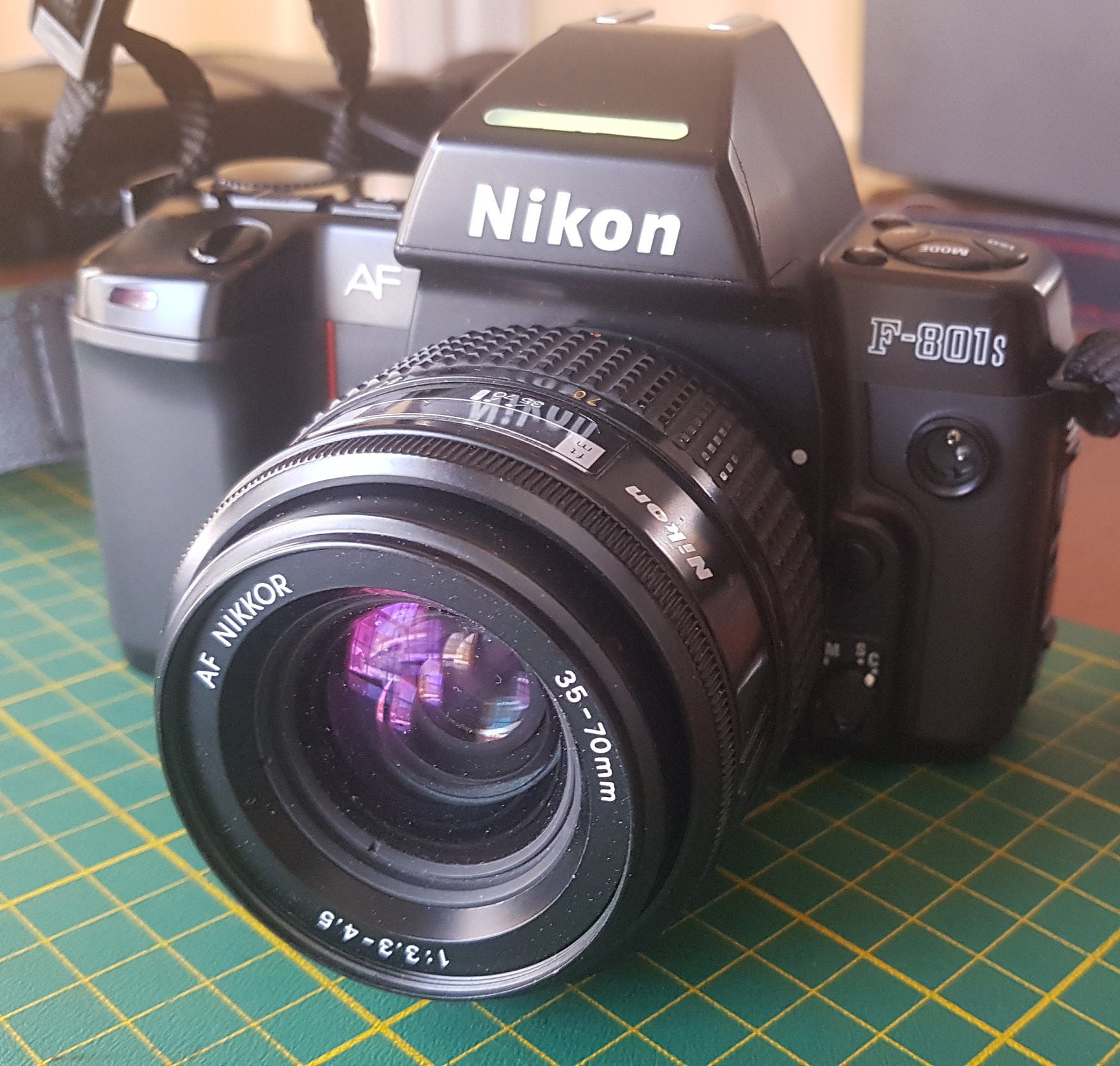 Nikon F-801s Auto SLR 35mm camera with 35-70mm Nikkor zoom | Etsy