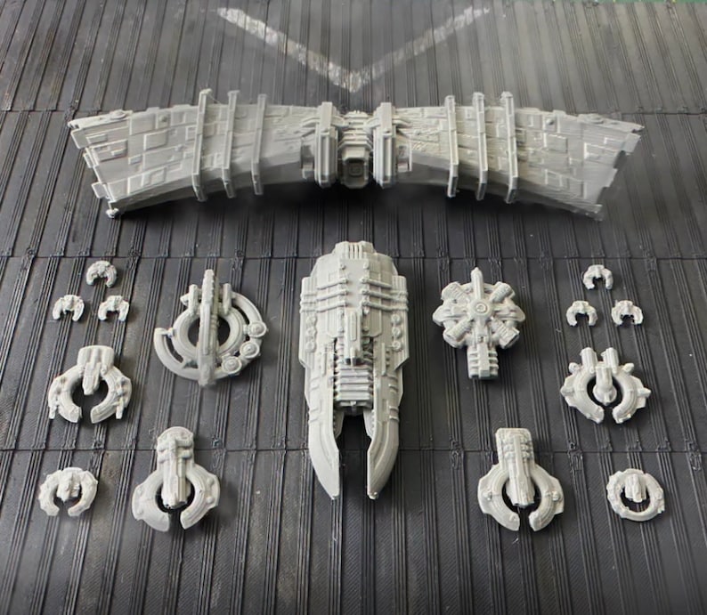 A Billion Suns 3D Printable Karkan Fleet - Etsy