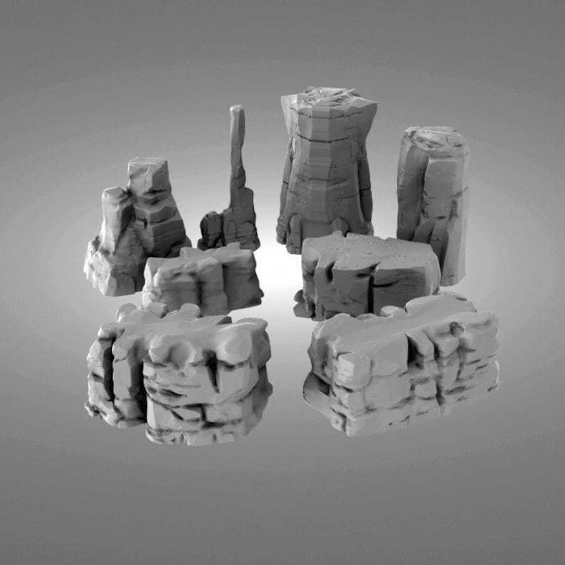 Desert Rocks - 3D Printable Files - Etsy