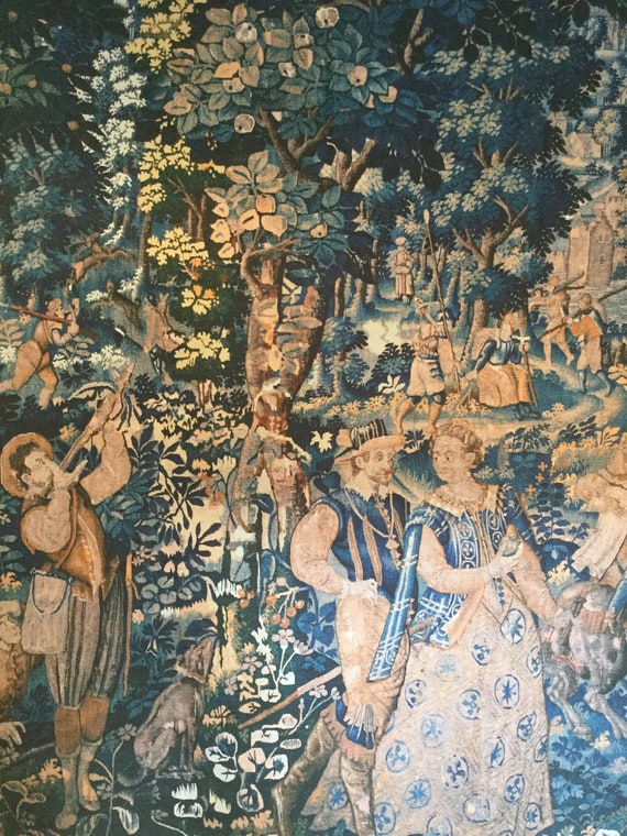 Rare Vintage Zardi & Zardi Digitally Printed Tapestry Design | Etsy