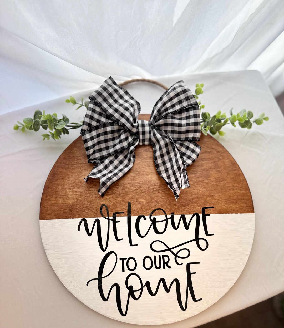 Welcome Sign for Front Door, Front Door Decor, Wooden Sign, Welcome ...