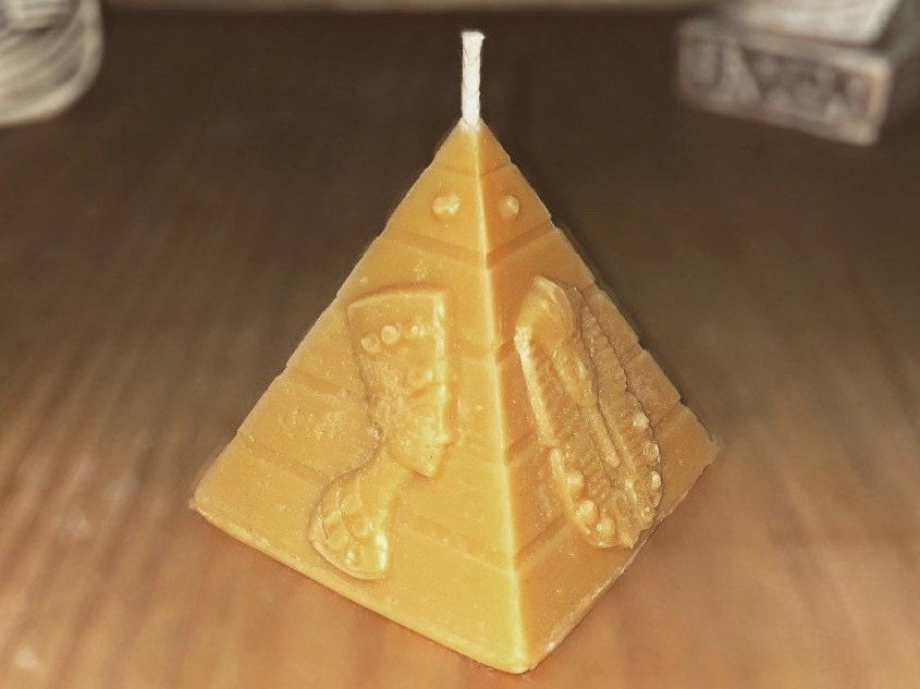 Egyptian Candle Egyptian Pyramid Egypt Egyptian Mini | Etsy