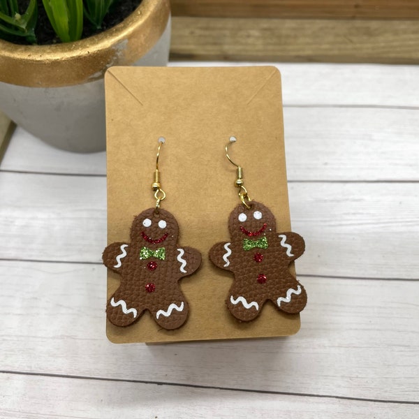 Gingerbread Earrings - Etsy