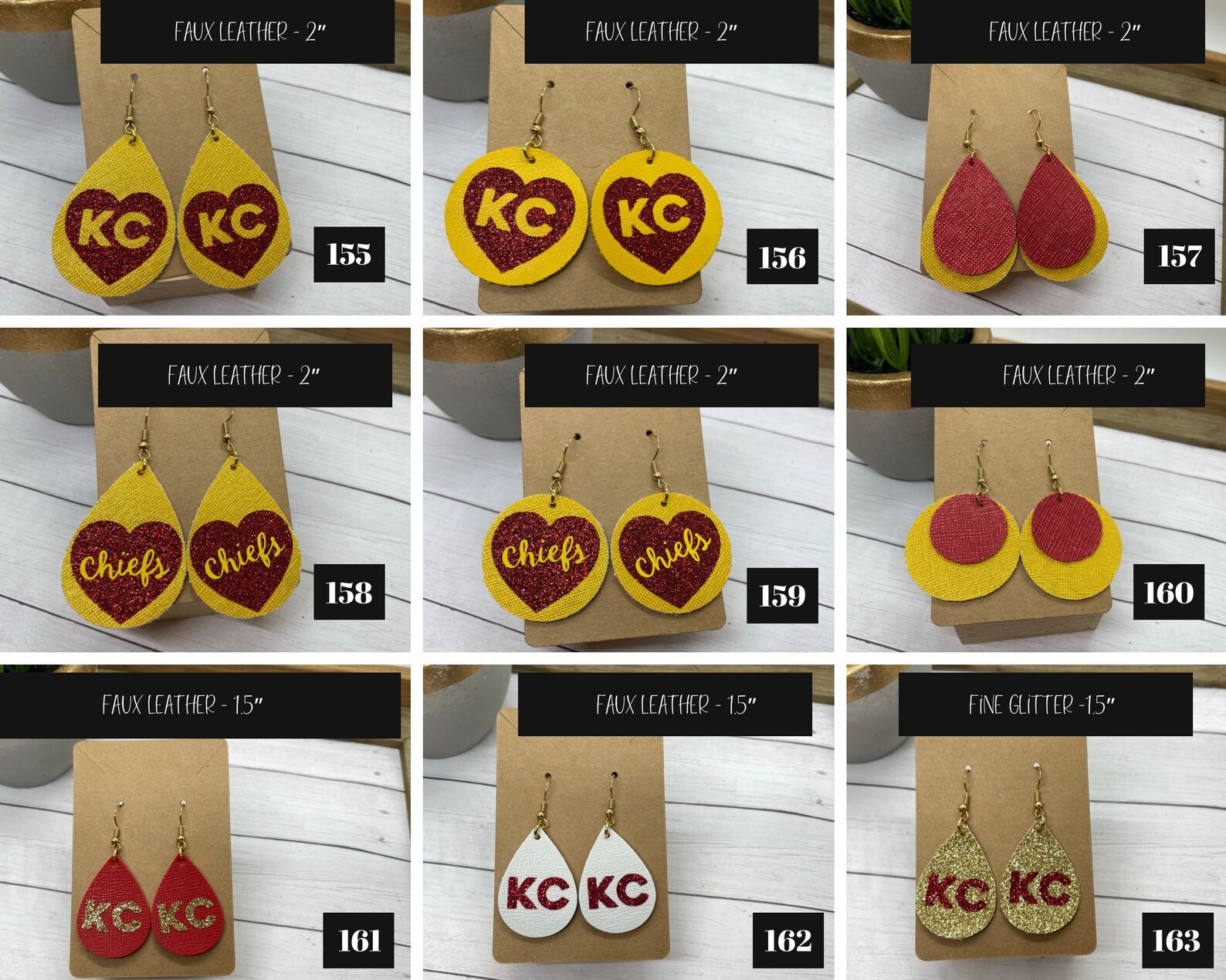 KC Football Teardrop Earrings Chunky Glitter Earrings - Etsy