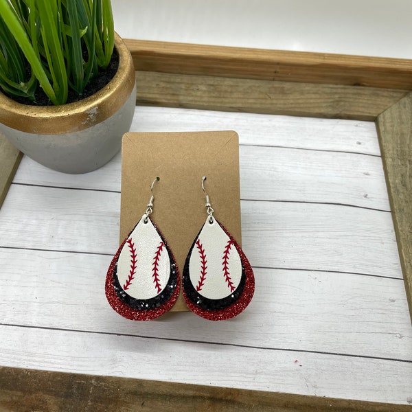 Baseball Earrings - Etsy