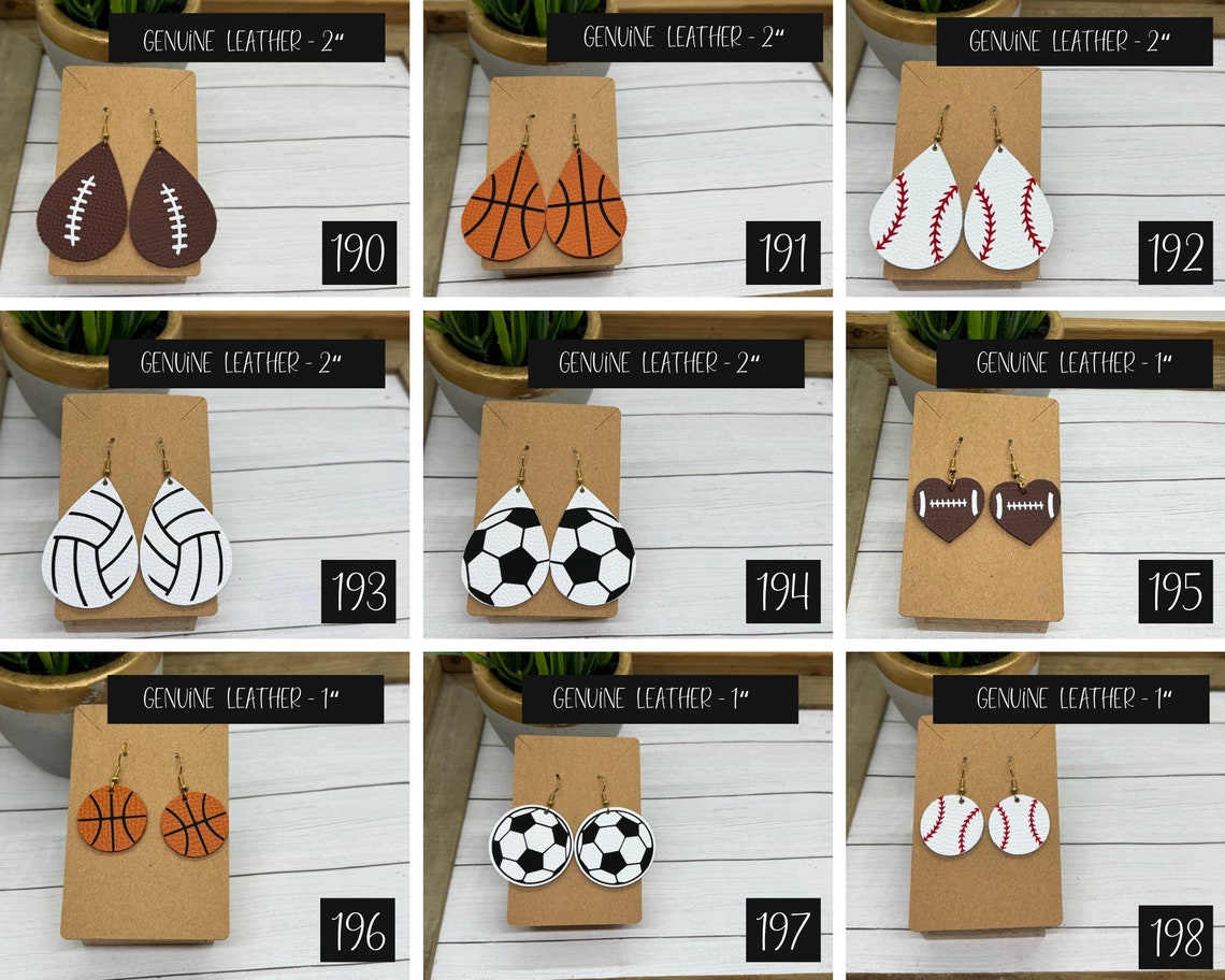 Kansas Earrings |college Earrings | Red and Blue Team Colors Game Day ...
