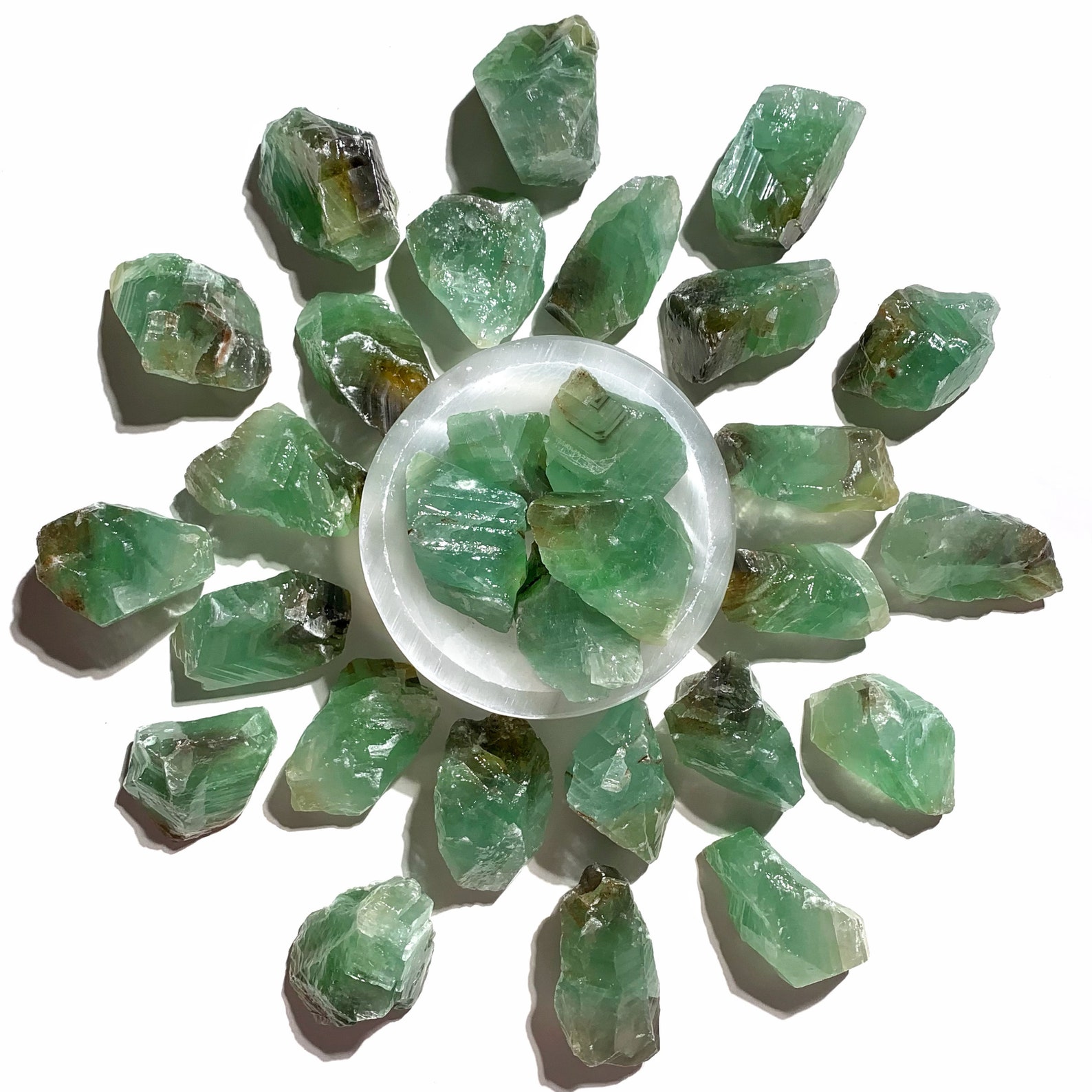 GREEN CALCITE - Raw Green Calcite - Calcite - Pistachio Green Calcite ...