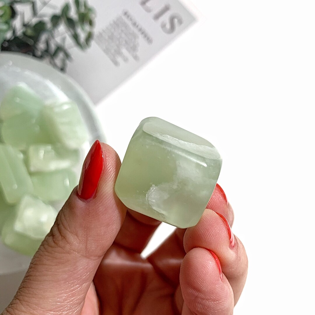 Grape Jelly Jade Tumbles Jade Jade Crystal Green Stone - Etsy UK