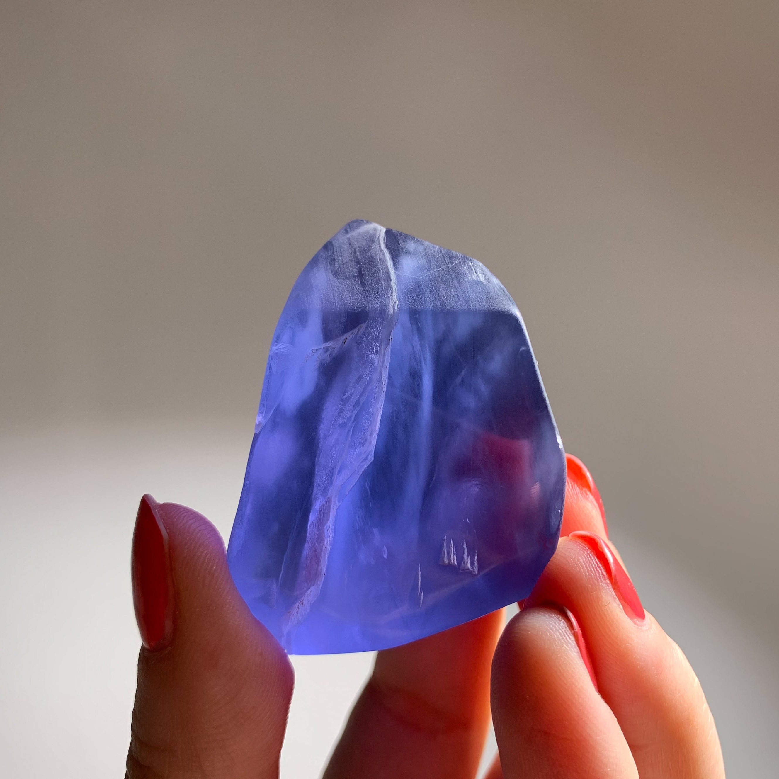 Rare Blue Yttrium Fluorite Blue Fluorite Fluorite Iron | Etsy