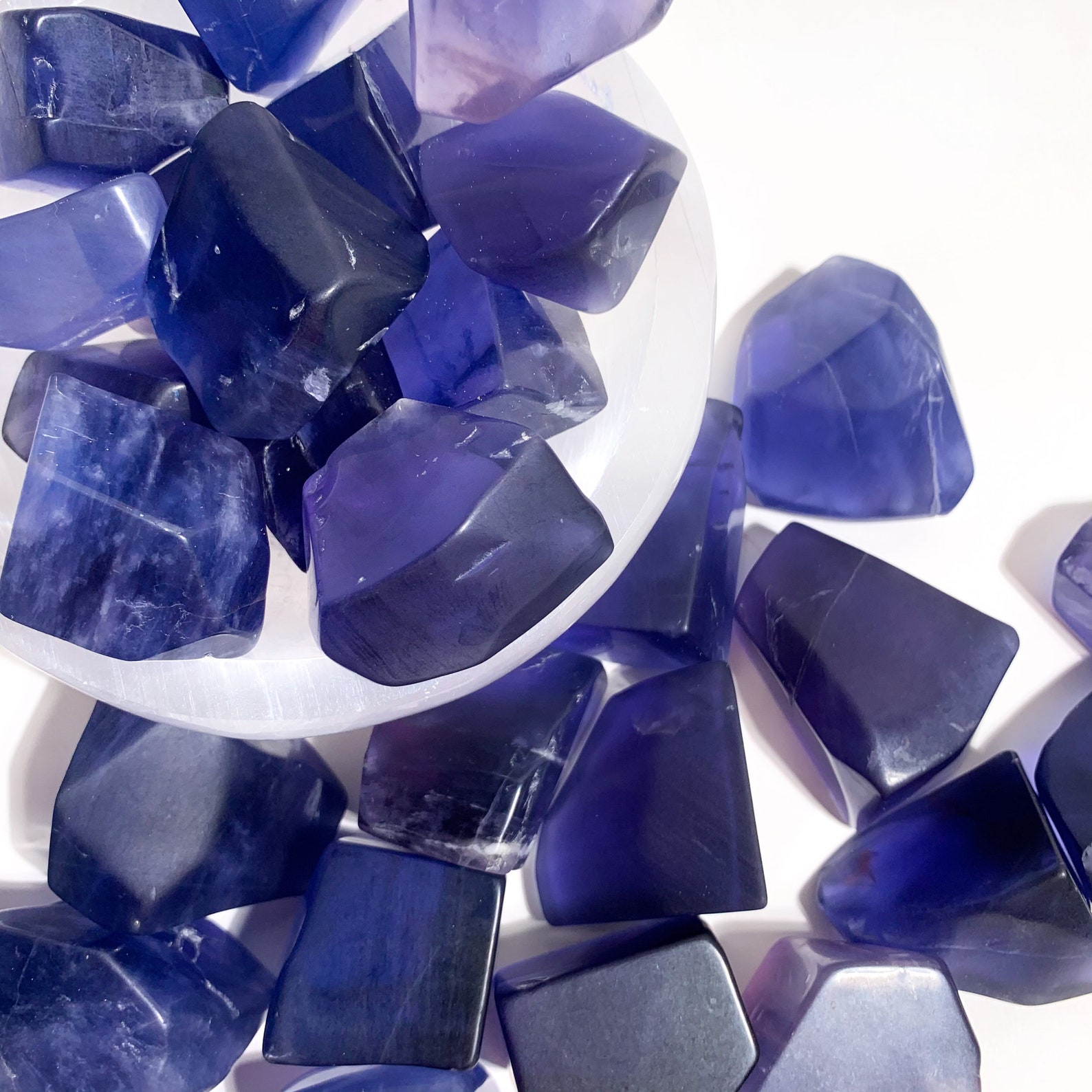 Rare Blue Yttrium Fluorite Blue Fluorite Fluorite Iron - Etsy